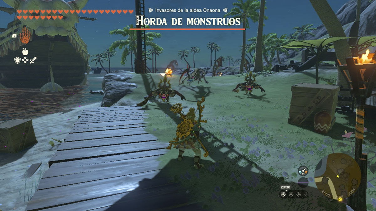 Completar "Invasión pirata" en Zelda Tears of the Kingdom