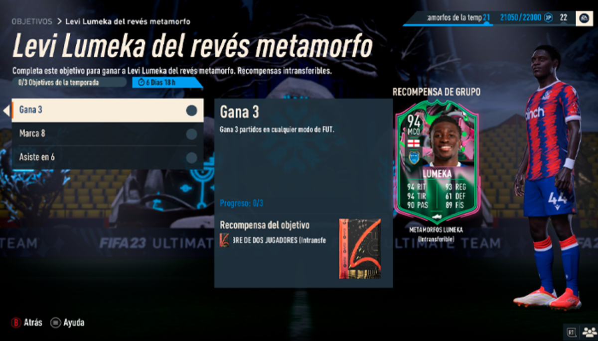 Fifa 23 Ultimate Team Consigue Un Metamorfo De 94 De Valoración En