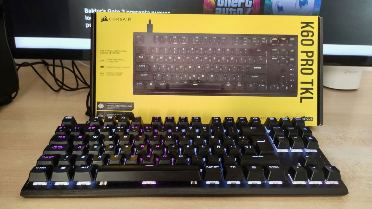 Corsair K60 PRO TKL RGB, análisis: un teclado gaming pequeño pero matón