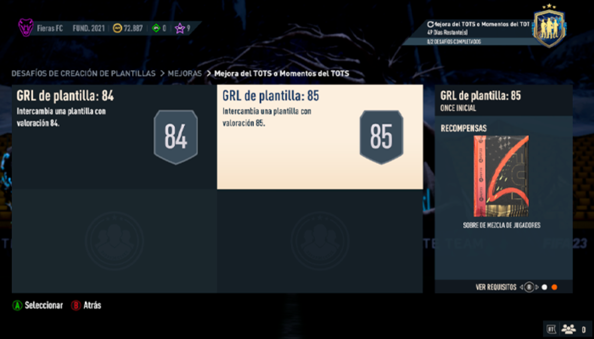 FIFA 23 Ultimate Team: ya disponible una nueva Mejora del TOTS o Momentos del TOTS