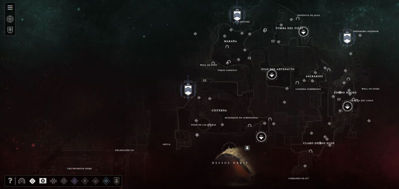 Todos los coleccionables y secretos de Nessus en Destiny 2