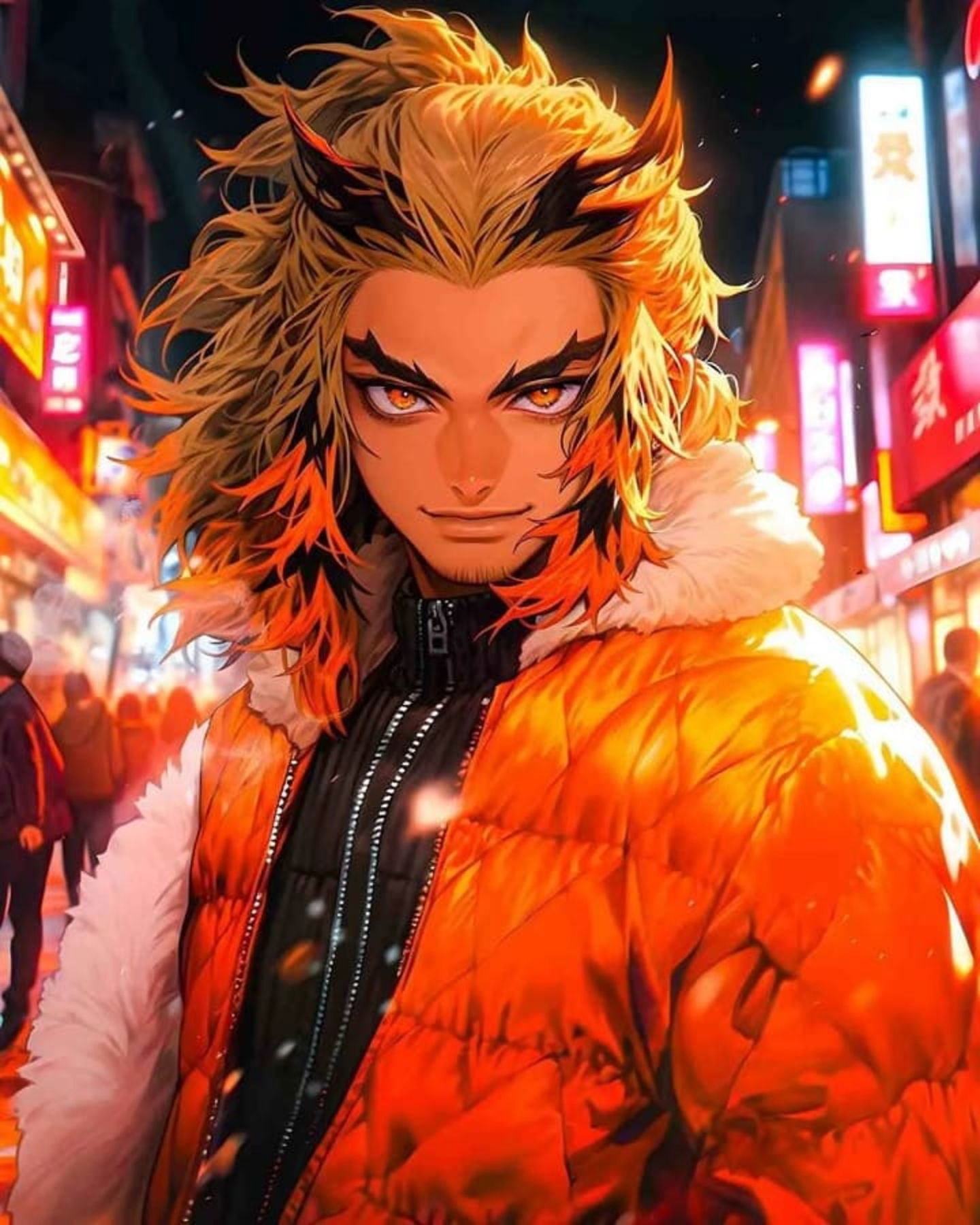 Demon Slayer: imaginan una versión moderna de Rengoku con este ...