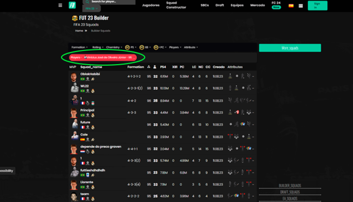 Las mejores funciones de FUTBIN: la web imprescindible para triunfar en ...