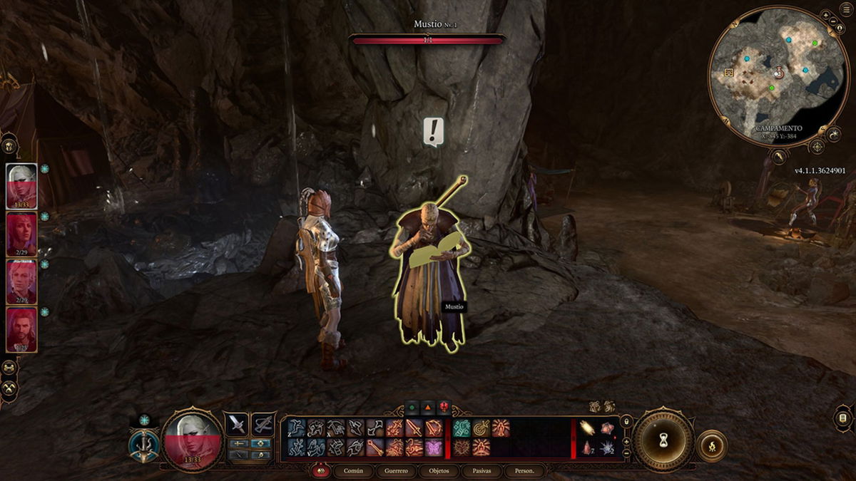 Mustio en Baldur's Gate 3: dónde encontrarlo, cómo cambiarnos de clase ...