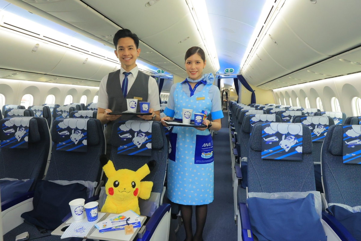 Una compañía aérea organiza vuelos temáticos de Pokémon: desde un avión ...