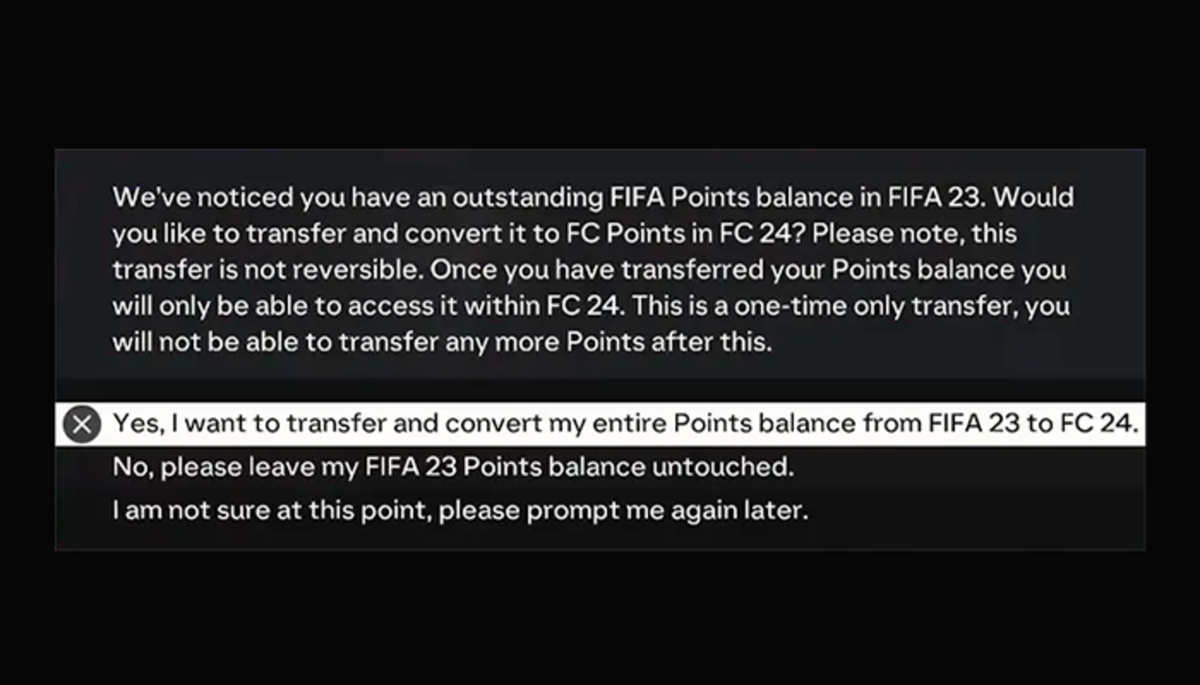 EA Sports FC 24 Ultimate Team: así podremos convertir y transferir los ...