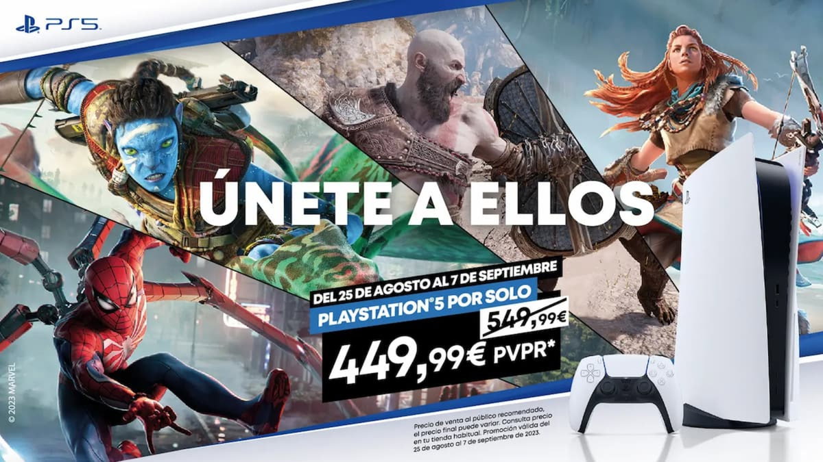 Vuelve la oferta de PS5 a su mejor precio: 450 euros hasta el 7 de ...