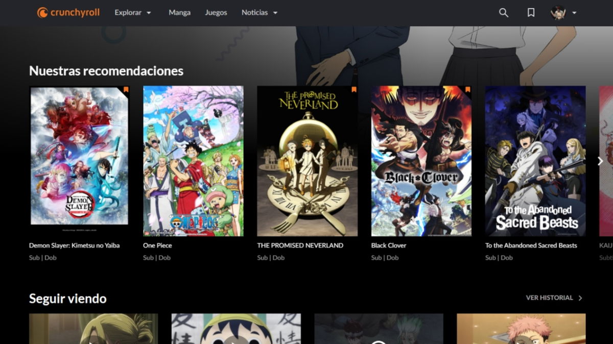 Cómo crear perfiles nuevos en una cuenta de Crunchyroll