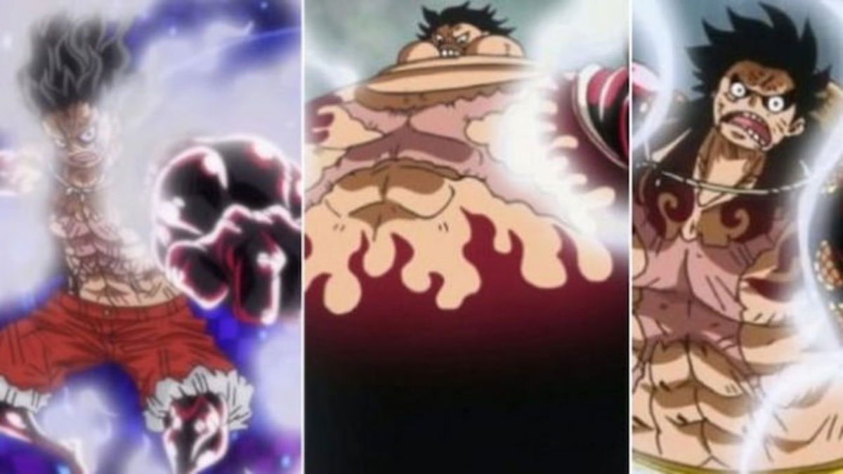 Todas las transformaciones de Luffy en One Piece