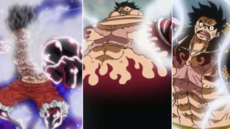 Todas las transformaciones de Luffy en One Piece
