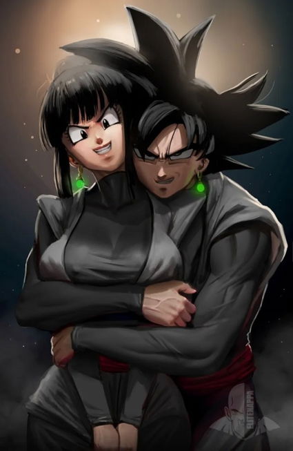 Dragon Ball: un artista imagina las versiones malvadas de Goku y Chi-Chi en un excelente fan art