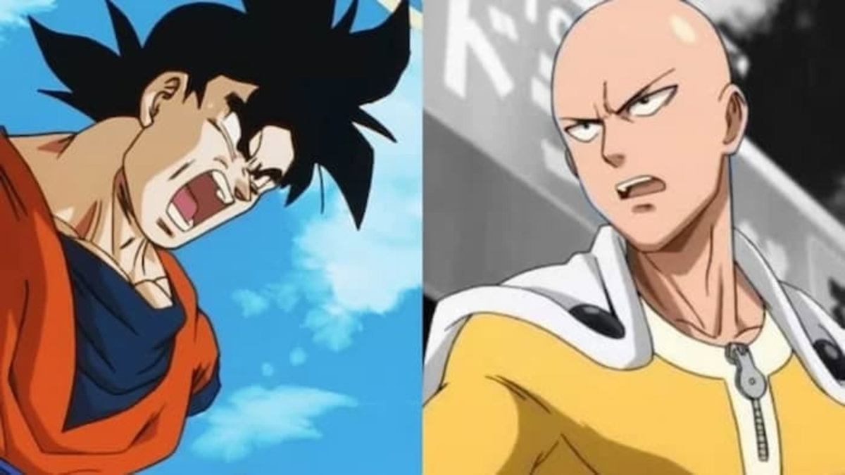Saitama de One Punch Man es más rápido que Goku de Dragon Ball y este ...