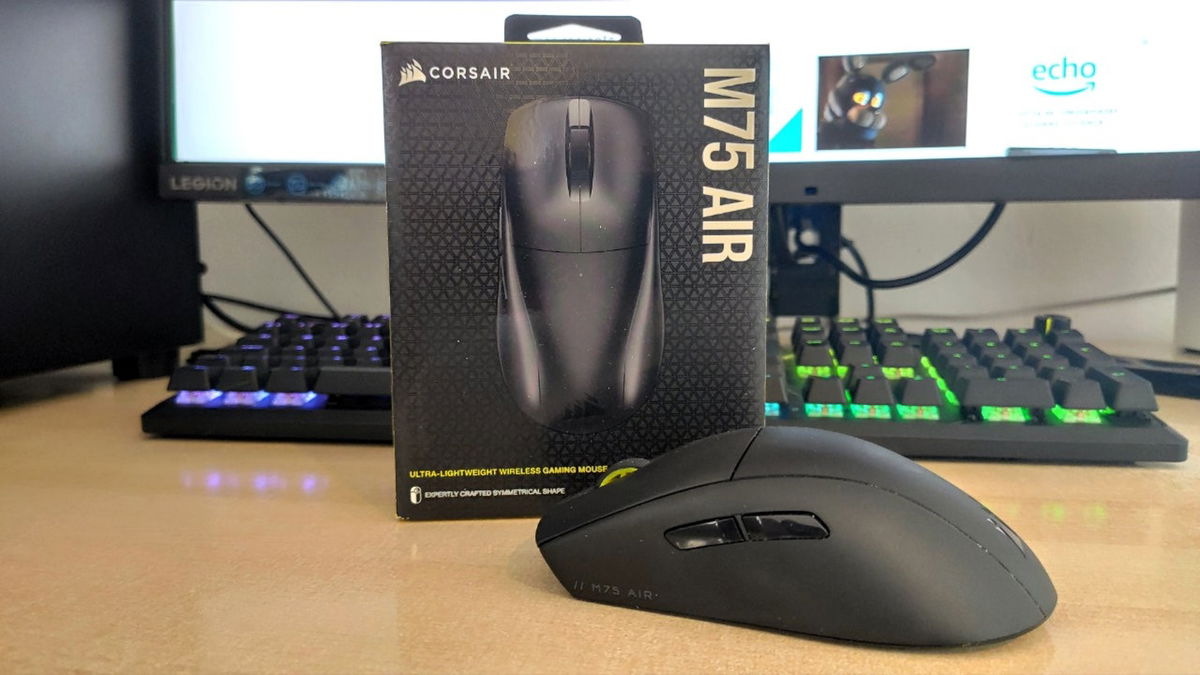 CORSAIR M75 AIR Wireless, análisis: ratón gaming optimizado para FPS y MOBA