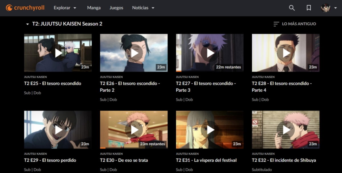 Cómo crear perfiles nuevos en una cuenta de Crunchyroll