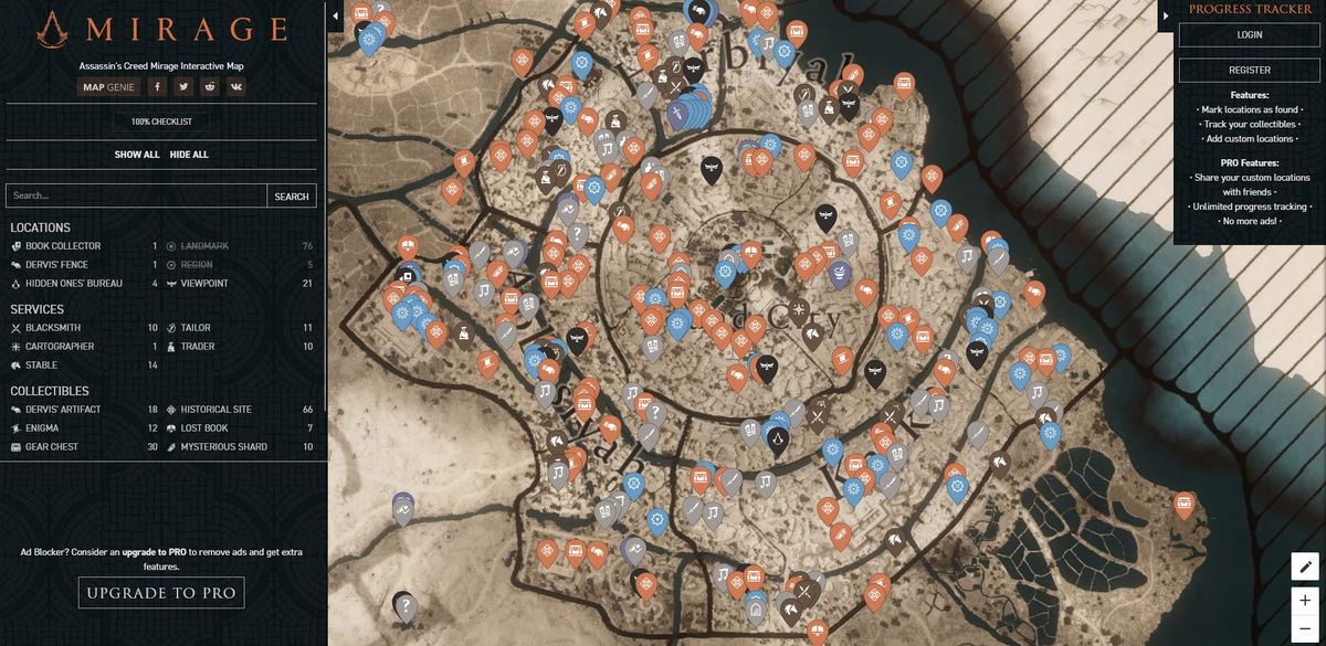 Assassin's Creed Mirage: acceso al mapa interactivo con todos los ...