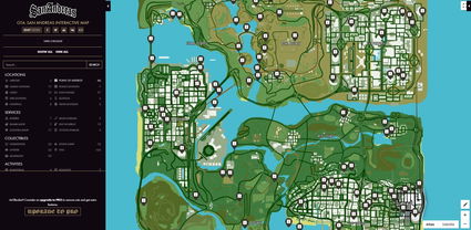 Todos los secretos de GTA San Andreas y su mapa interactivo