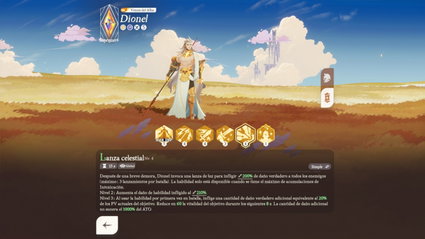 Guía de Dionel en AFK Journey: habilidades y arma