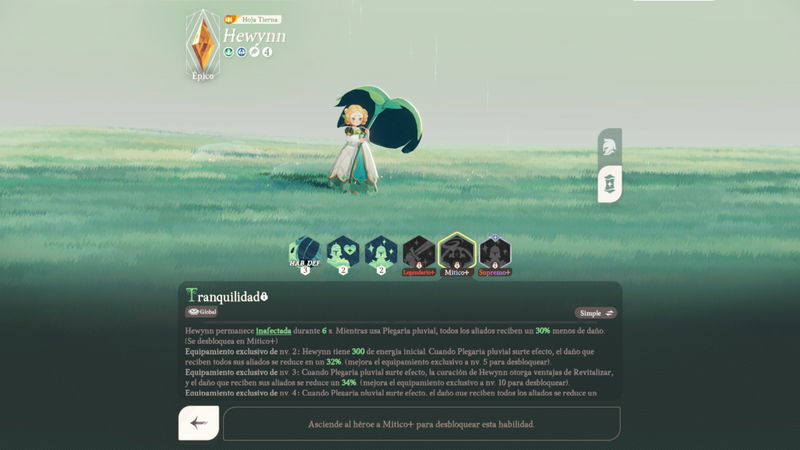 Guía de Hewynn en AFK Journey: habilidades y arma