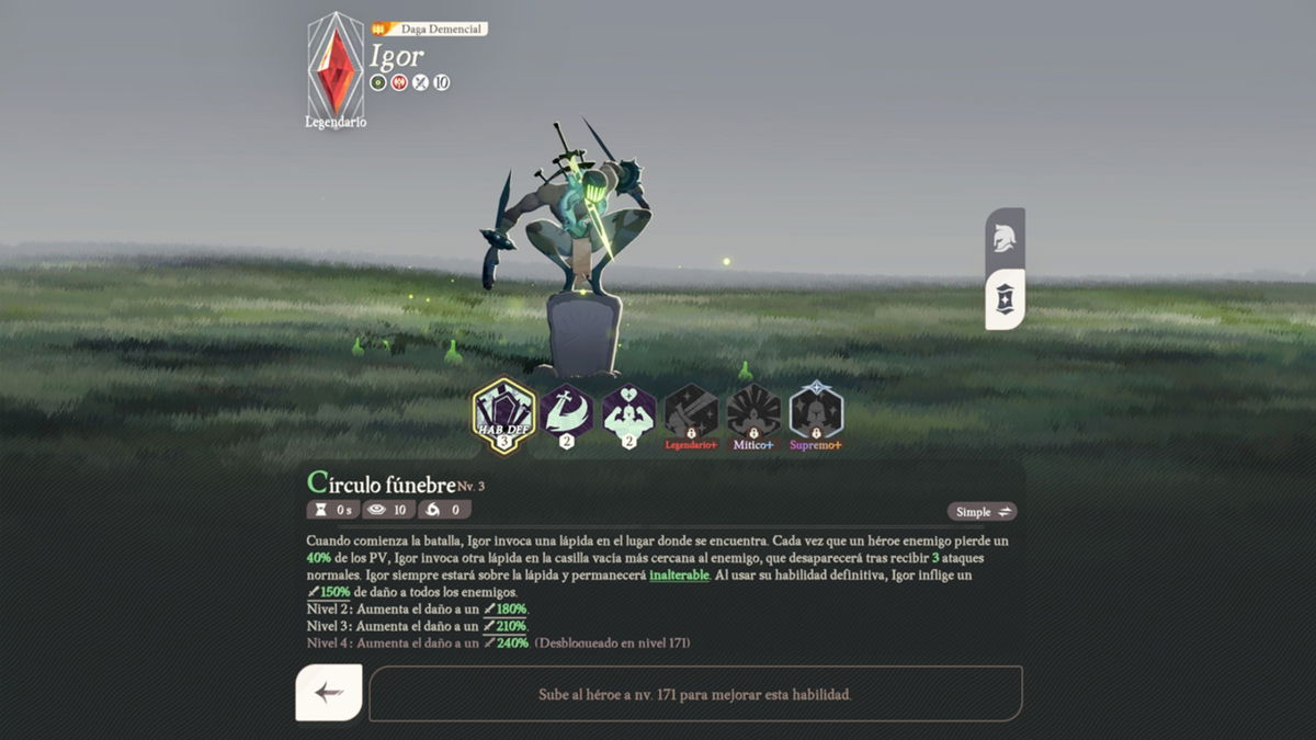 Guía de Igor en AFK Journey: habilidades y arma