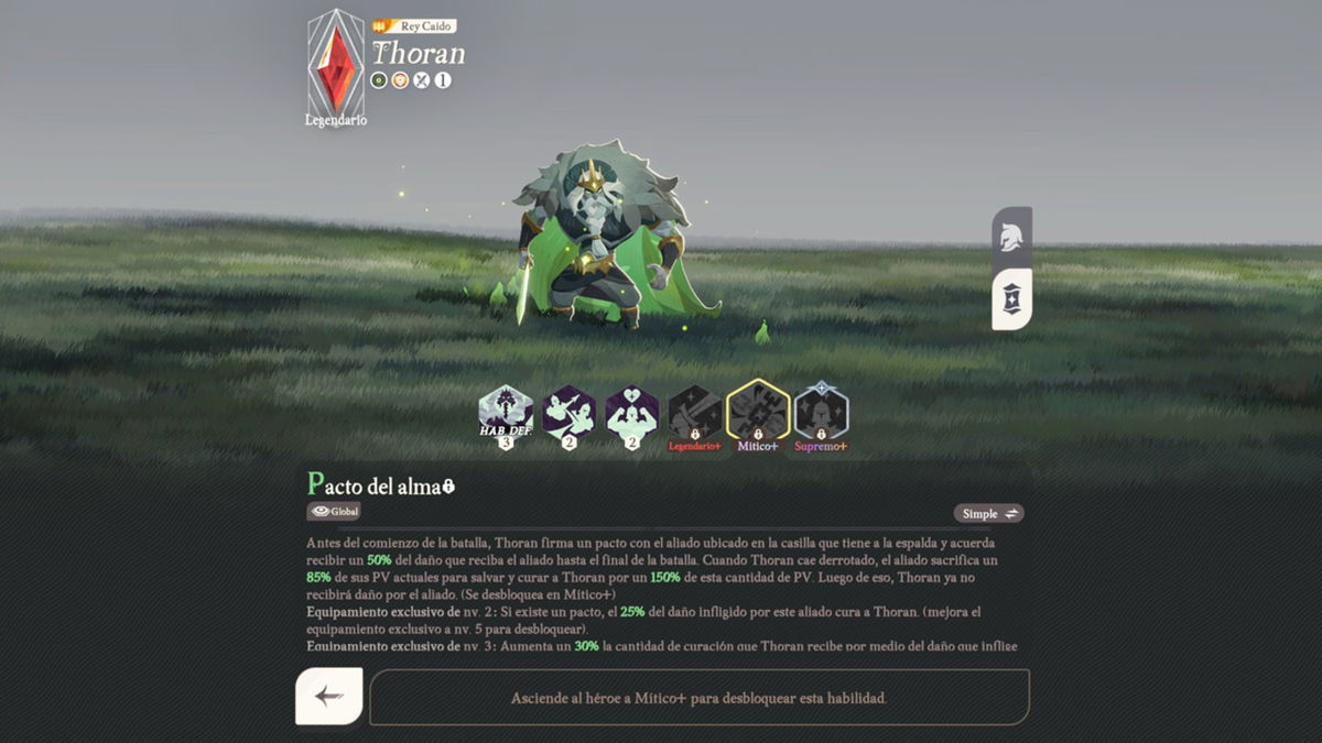 Guía de Thoran en AFK Journey: habilidades y arma