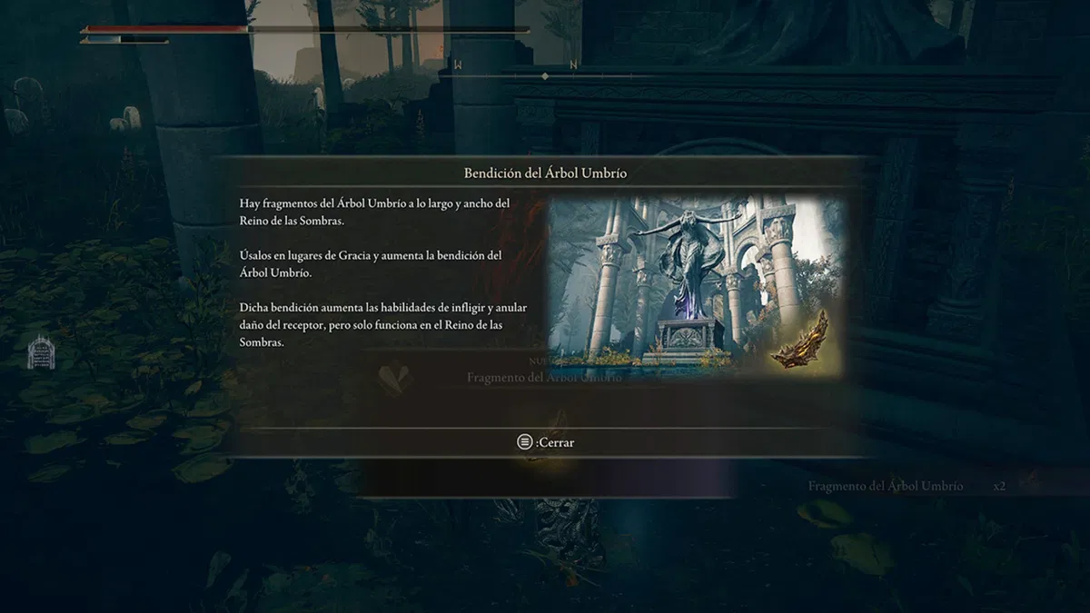 Todos los fragmentos del Árbol Umbrío en Elden Ring y dónde encontrarlos