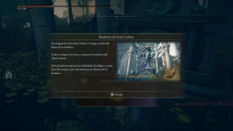 Todos los fragmentos del Árbol Umbrío en Elden Ring y dónde encontrarlos