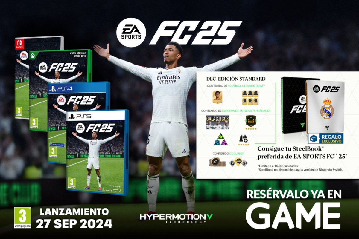 Reserva EA SPORTS FC 25 en GAME y recibe dos regalos exclusivos ...