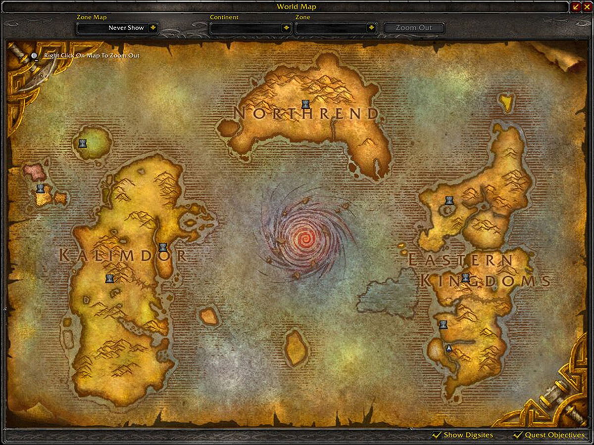 Todos los mapas de World of Warcraft y sus secretos