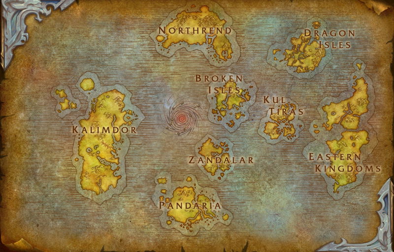 Todos los mapas de World of Warcraft y sus secretos
