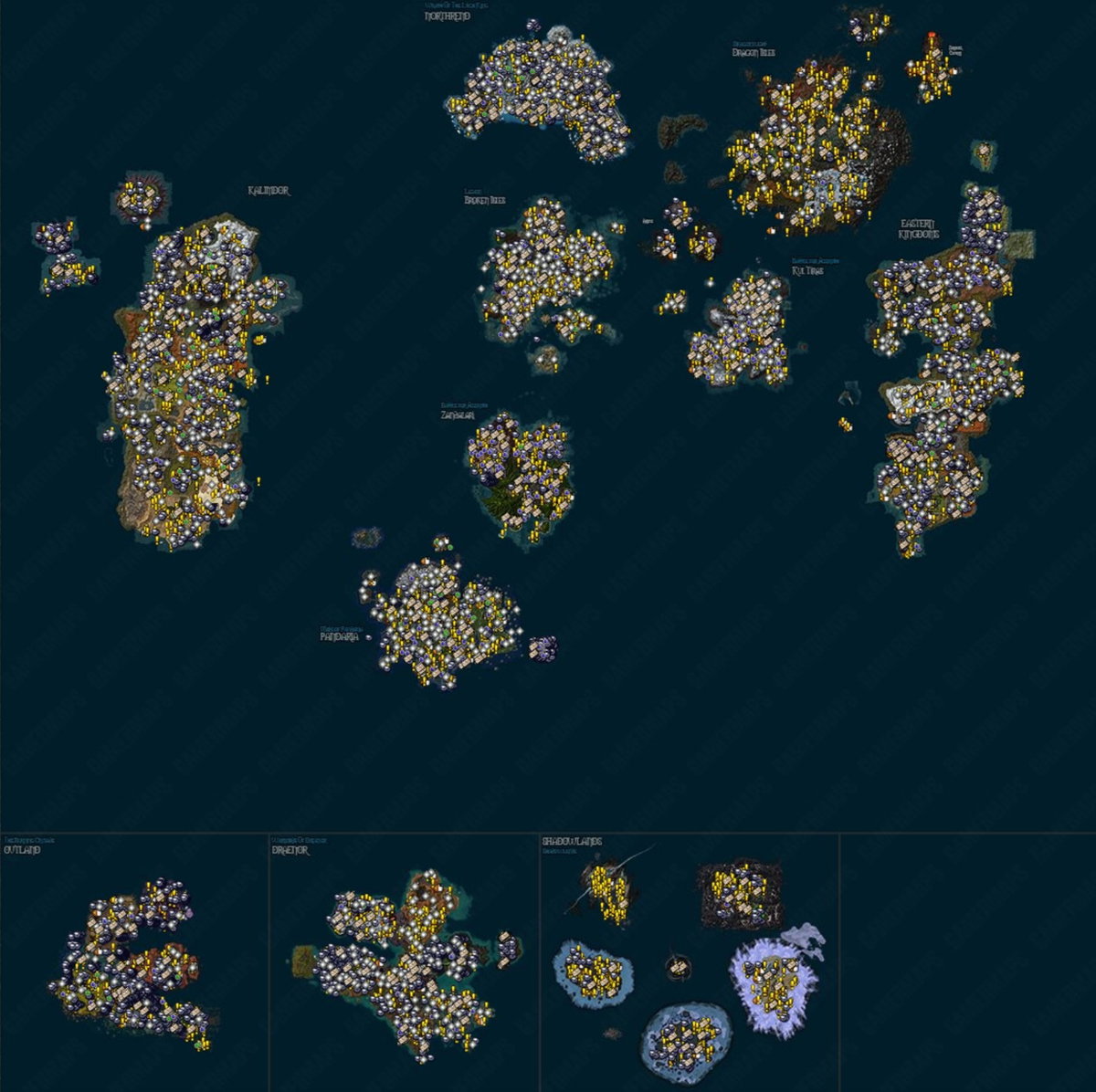 Descubre todo sobre World of Warcraft con estos mapas interactivos