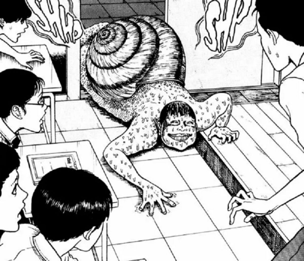 ¿Qué son los caracoles gigantes que aparecen en el anime de Uzumaki?