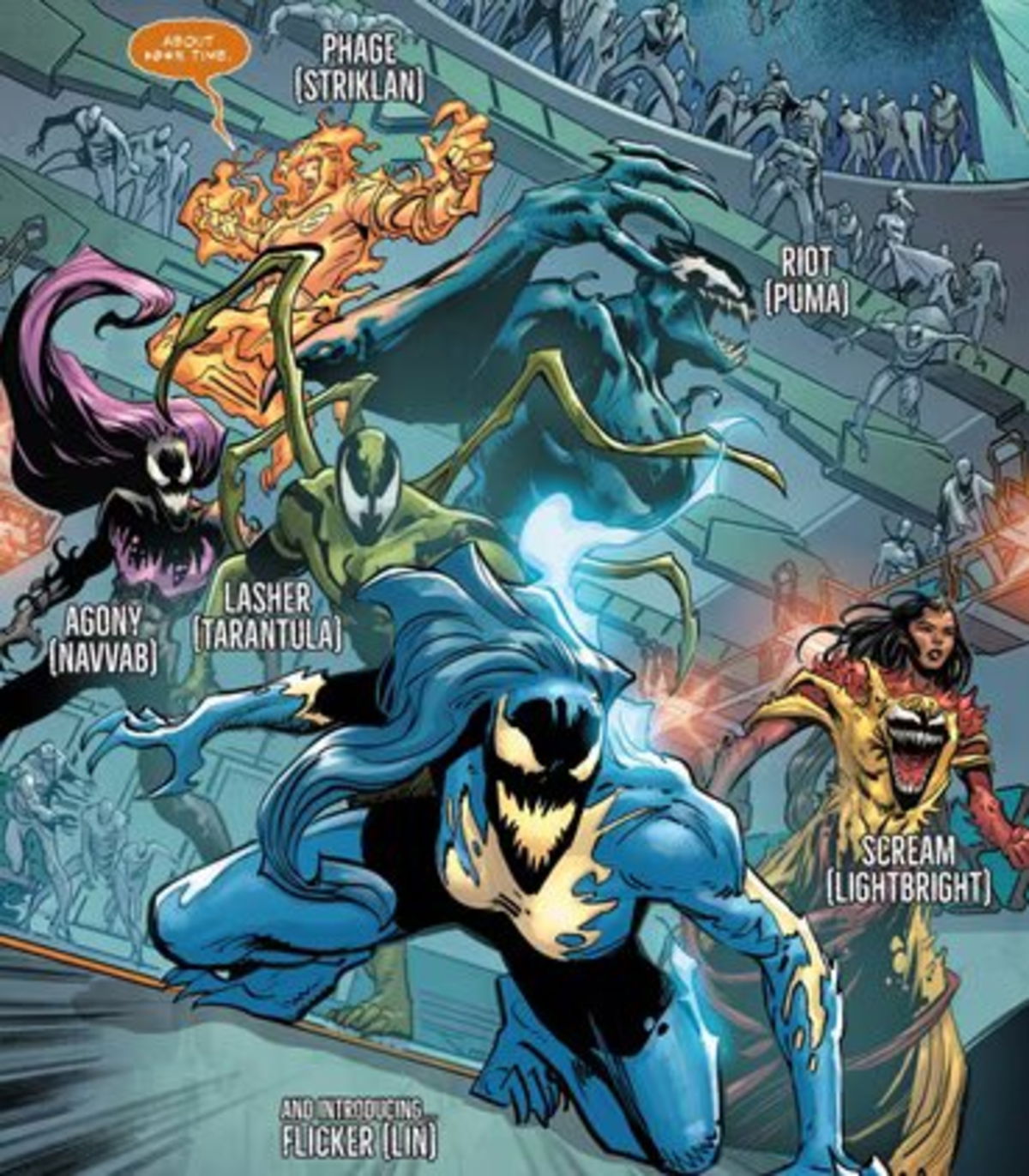 Marvel muestra un salvaje escuadrón de simbiontes que rivaliza con los ...