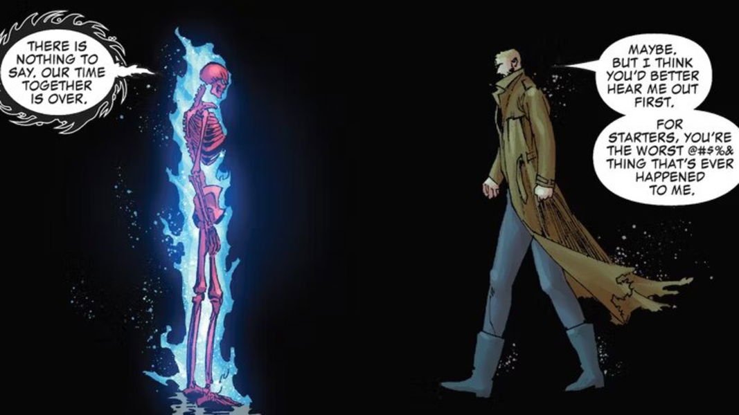 Marvel desvela la auténtica forma de Ghost Rider sin su huésped humano