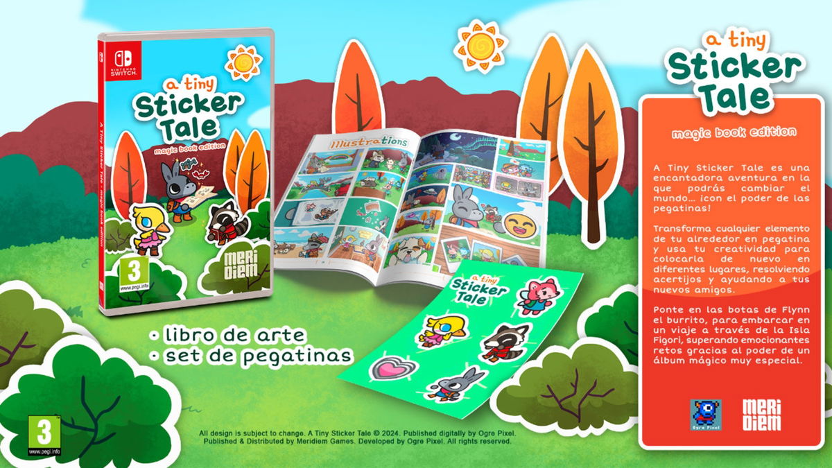 A Tiny Sticker Tale llega en formato físico a Nintendo Switch de la ...