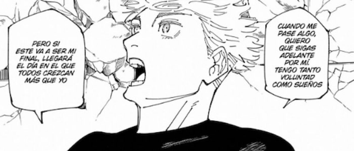 Jujutsu Kaisen revela las últimas palabras de Gojo a Yuji