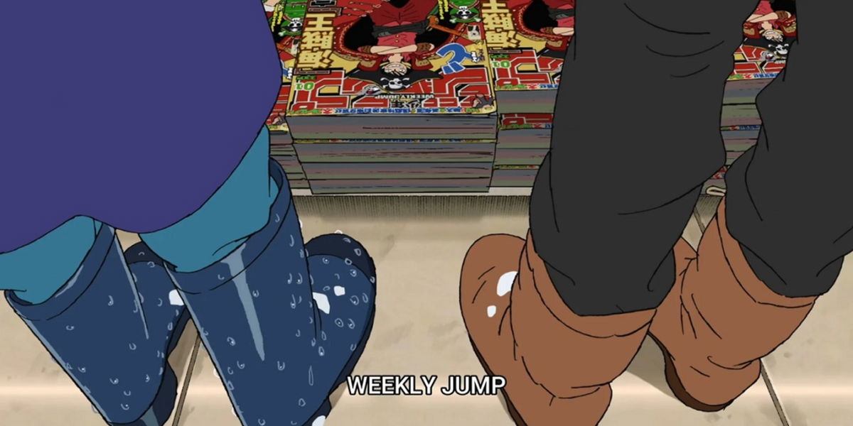 Así hizo aparición Luffy de One Piece en la película de Look Back