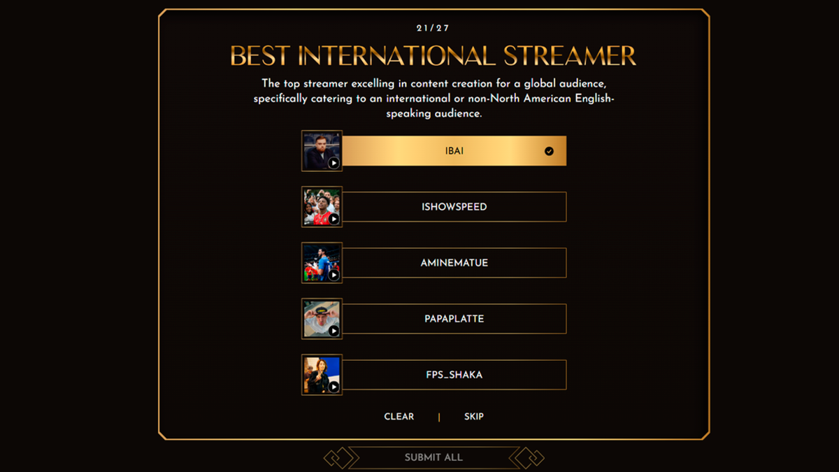 Ibai, ante la oportunidad de ser reconocido como "el mejor streamer ...