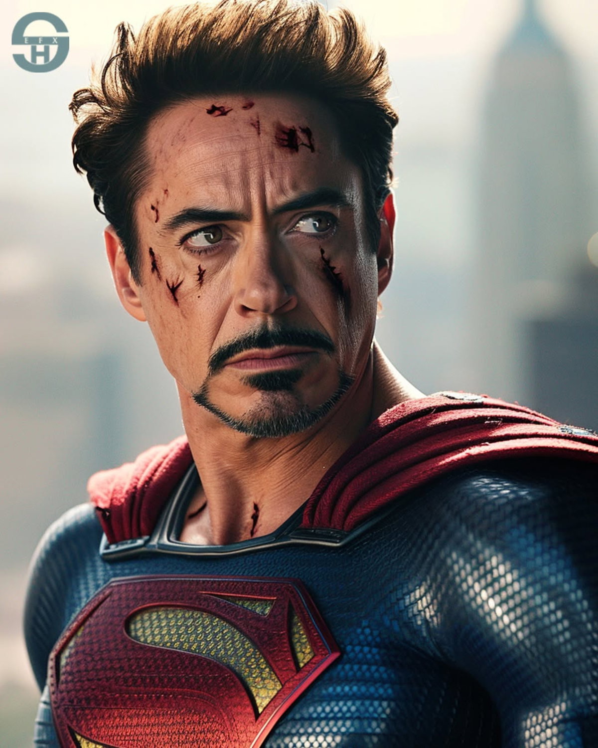 De Iron Man a Superman: Robert Downey Jr. se convierte en una increíble ...