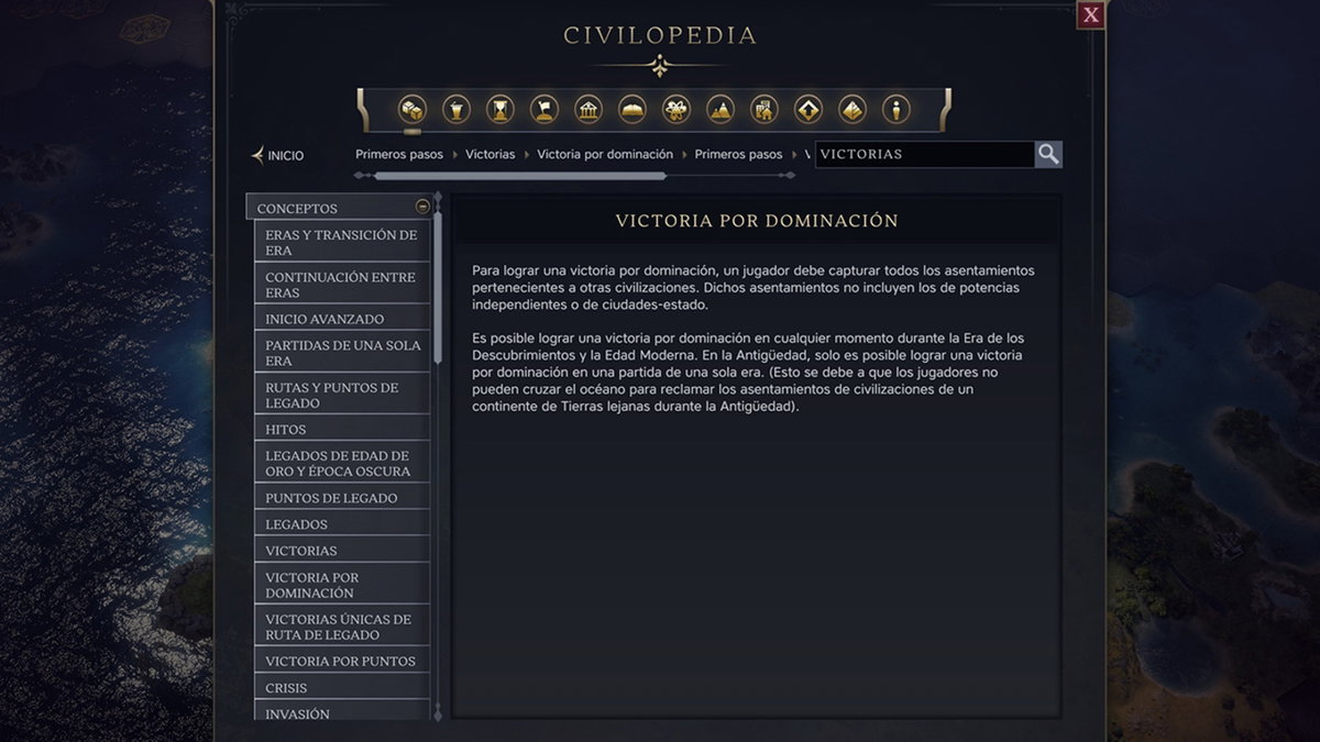 Todos los tipos de victoria en Civilization VII y rutas de legado